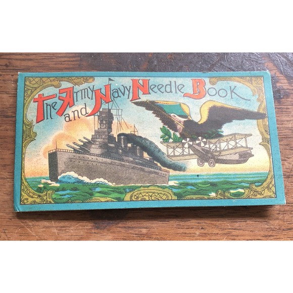 Other | Vtg Army And Navy Needle Book Diamond Drilled Eyed Sharps ...